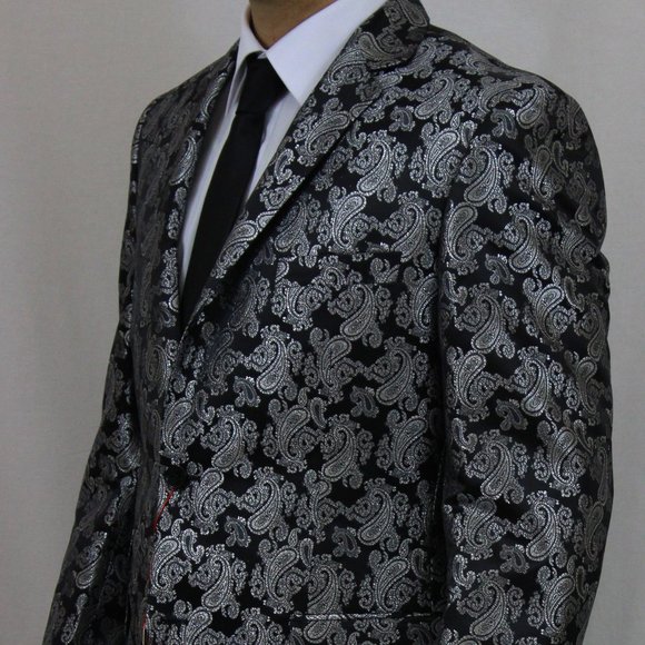 Manzini | Suits & Blazers | Mens Paisley Blazer | Poshmark